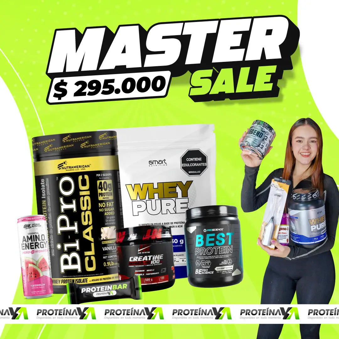 Bipro 1 lb + Best Protein 1 lb + Whey Pure 1 lb + Creatine Iron 500 gr ...